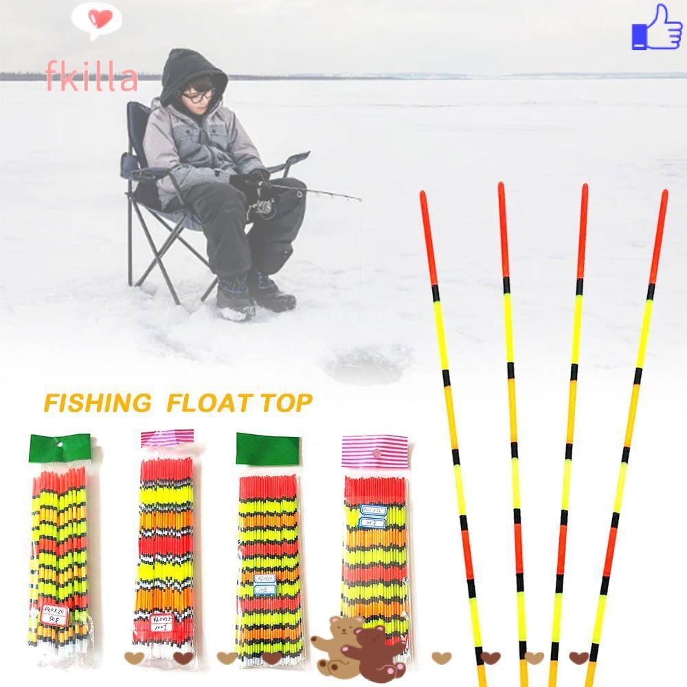 FKILLA 10pcs Floats Buoy, DIY Straight Tail/cone Tail Fishing Float Top ...