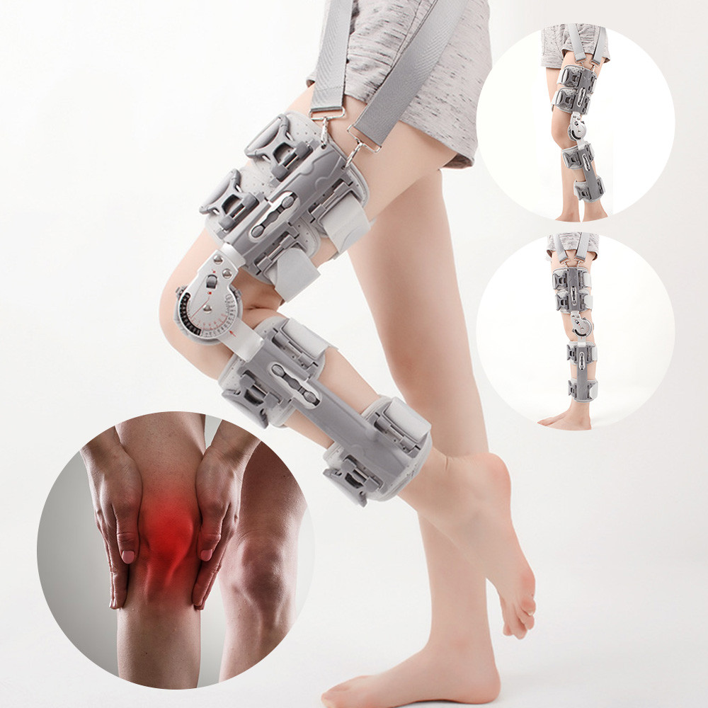 Adjustable Knee Joint Fixation Brace Fracture Ligament Strain Bracket ...