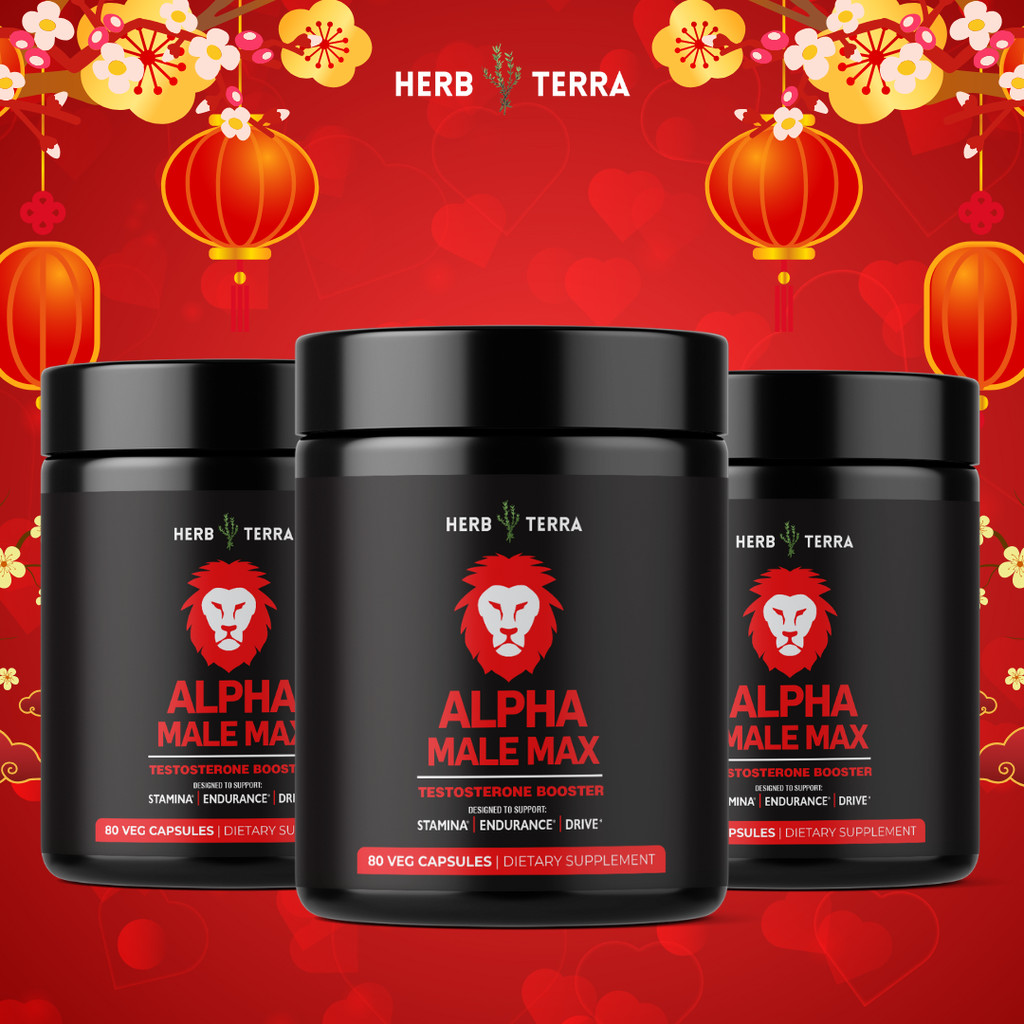 [Bundle of 3] Herb Terra Alpha Male Max - Energy, Strength ...