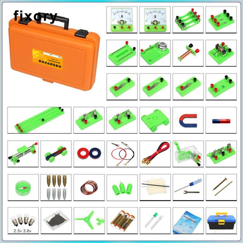 fixory Electromagnetism Learning Set, Hand Crank Generator ...