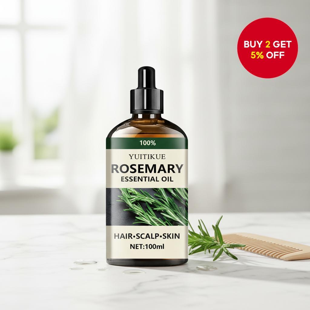 YUITIKUE 100% Pure Rosemary Oil Absorbs Fast, Deeply Hydrates Hair ...