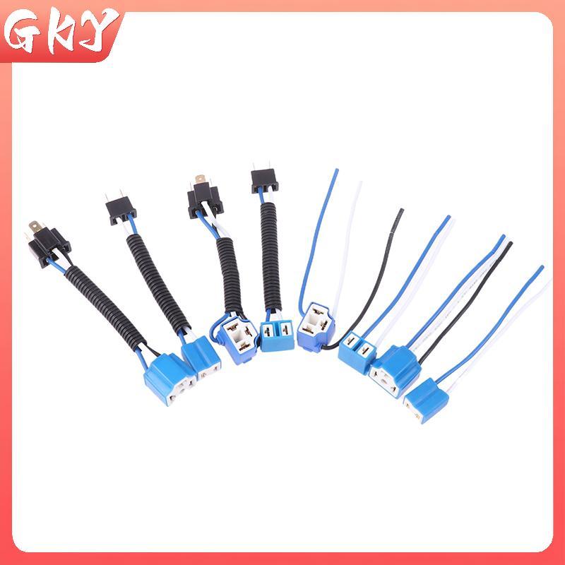 GKY H7 H4 Car Truck Female Male Ceramic Headlight Extension Connector ...