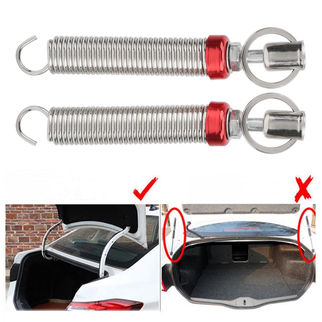 Usihere Keenso Adjustable Stainless Steel Car Trunk Support Struts ...