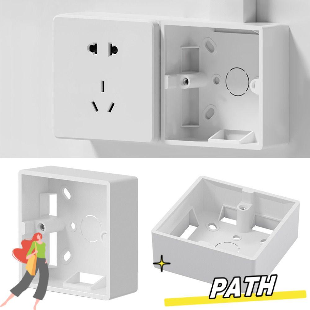 PATH Switch Socket Box Wiring Organize On-Wall Mount Switch And Socket ...