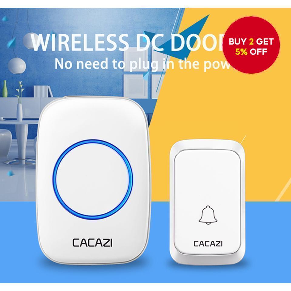 Wireless doorbell, waterproof call bell battery operated chime at 1000 ...