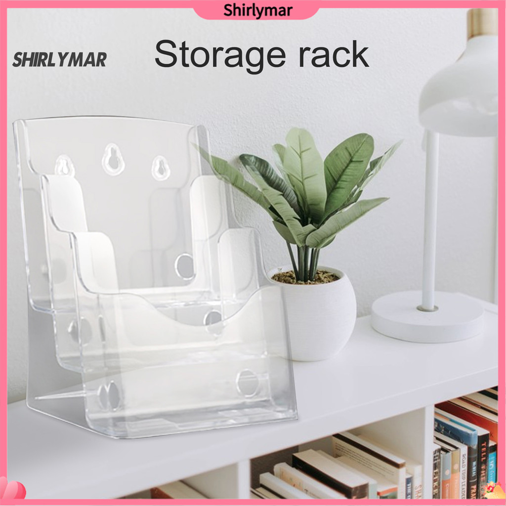 Sr| Acrylic A4 Document Holder Clear Acrylic Brochure Holder 3-tier ...
