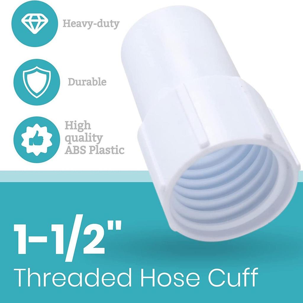 leipupa Swimming Pool Replacement Cuff Pool Cleaning Tools Threaded ...