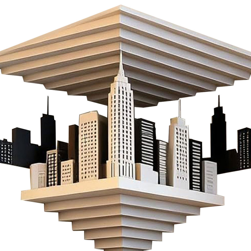Impossible Corners 3D Art Optical Illusion Corner Wall Decal Decor ...