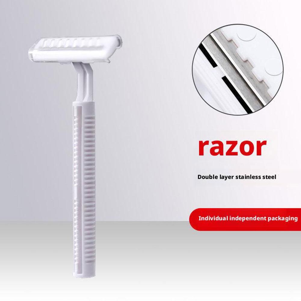 Disposable Whiskers Shaving Shavers Body Trimmer Stainless 2 Layers ...