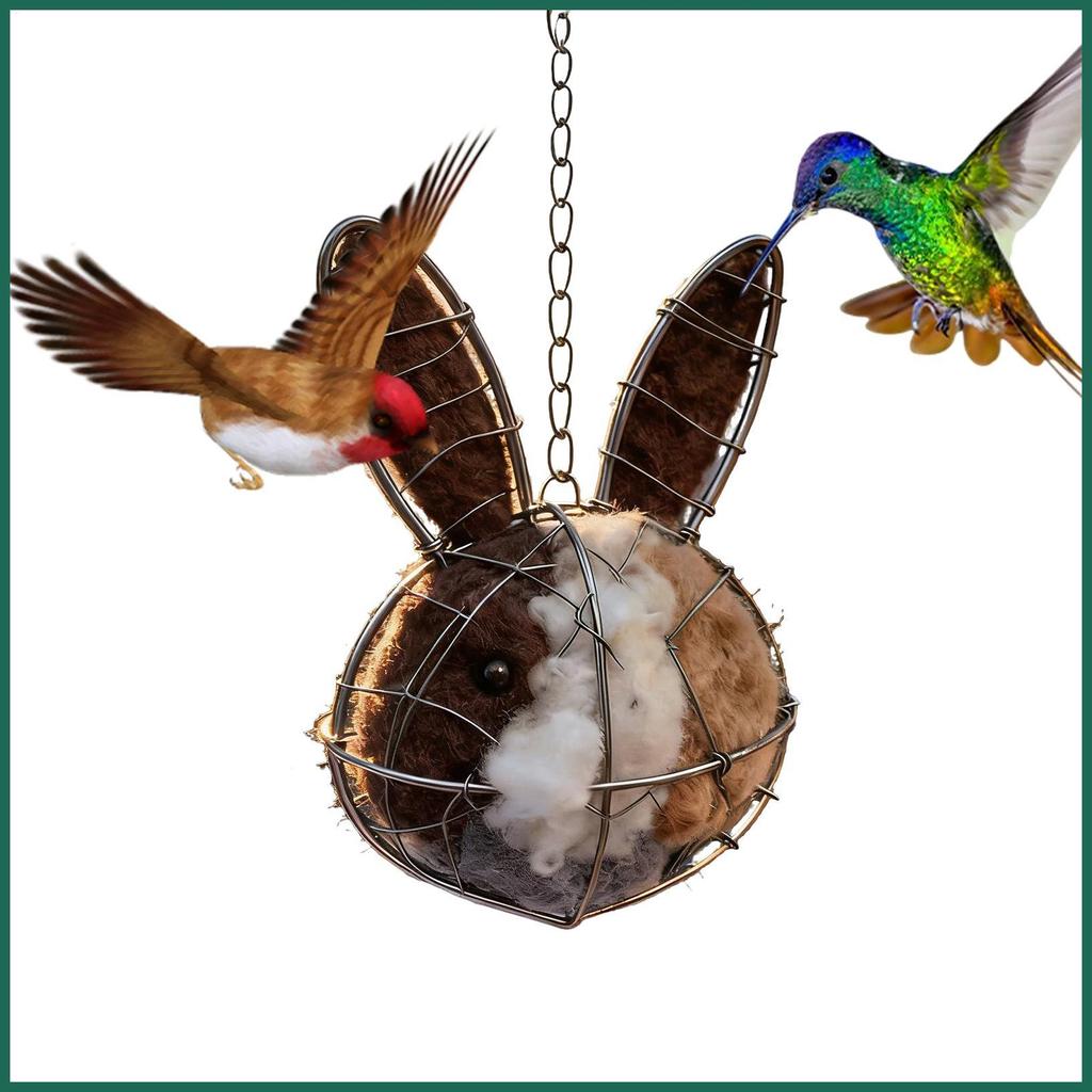 Bird Nesting Material Winter Tree Shelter Refillable Cage Holder for ...