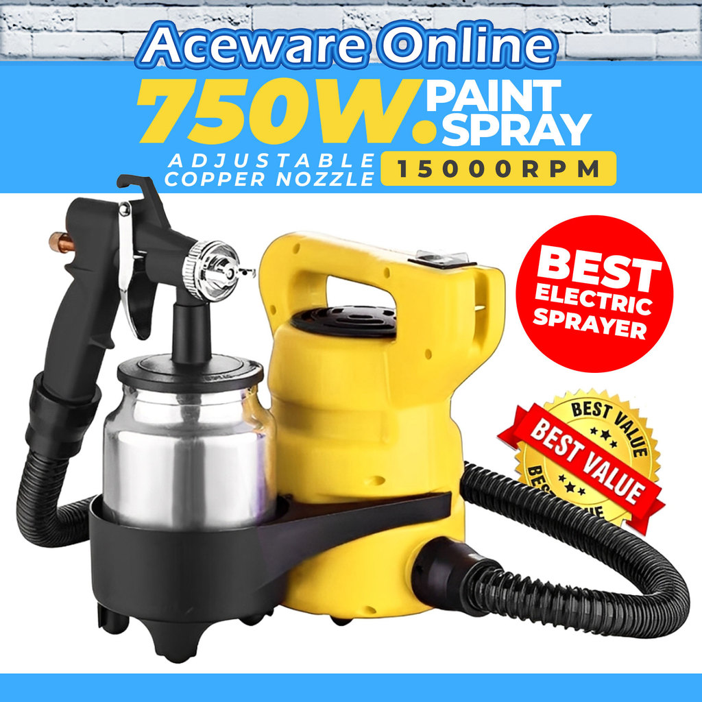 750W 1000ML LDM008 Adjustable Paint Zoom Kit Electric Spray Paint Gun ...