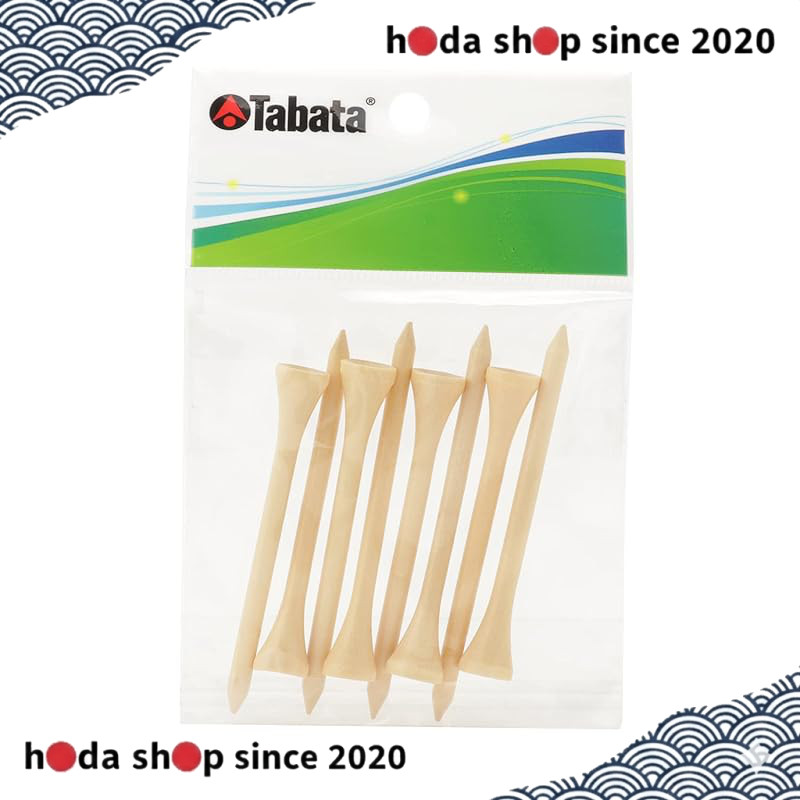 Tabata Golf Long Wooden Tees - 70mm, Various Packs Available | Shopee ...