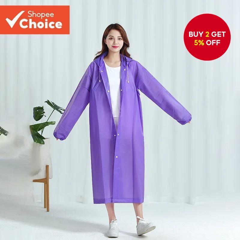 Hooded Desgin Outdoor Comfortable Raincoat Rain Protection For Tourism ...