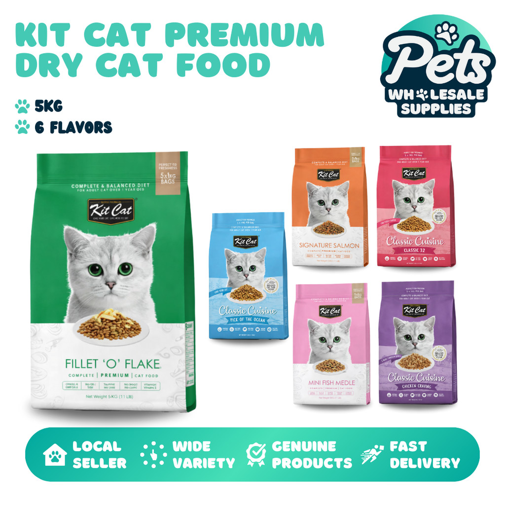 Kit Cat Dry Cat Food 5kg – Premium Complete & Balanced Nutrition for ...