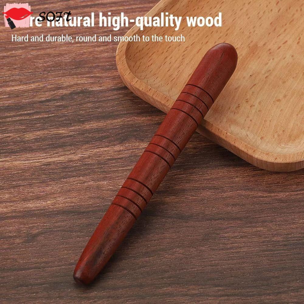 SOFTNESS Dial Stick, Small Portable Acupoint Stick, Wooden Meridian Pen ...