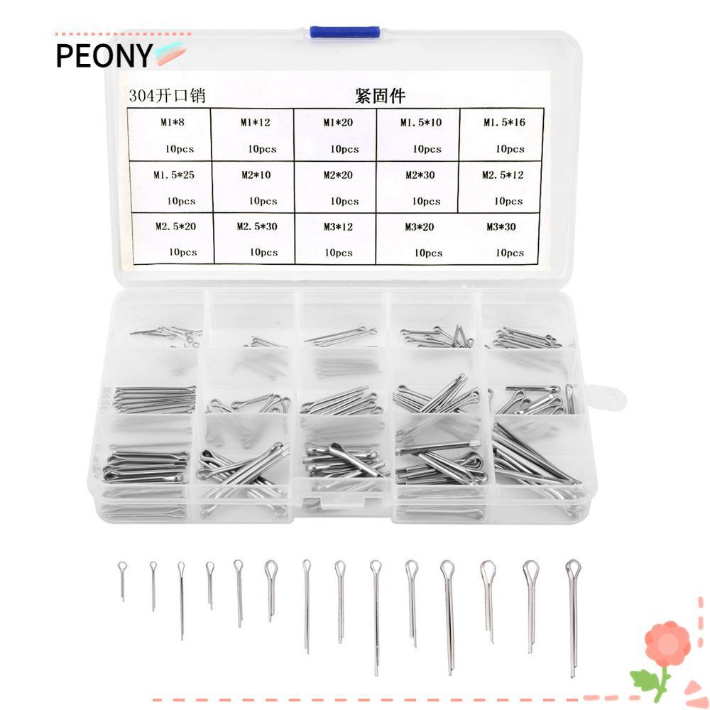 PEONYSG 150 Pcs Cotter Pins, Heavy Duty Small Cotter Pins Cotter Pin ...