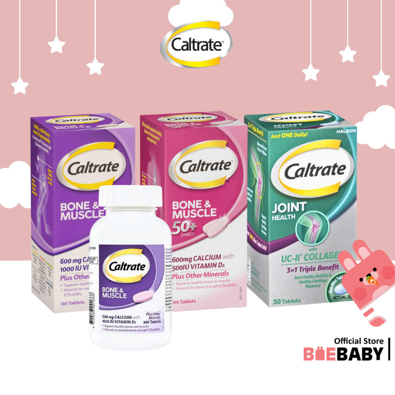 Caltrate Bone and Muscle | Joint | With Calcium & Vitamin D | 100 / 120 ...