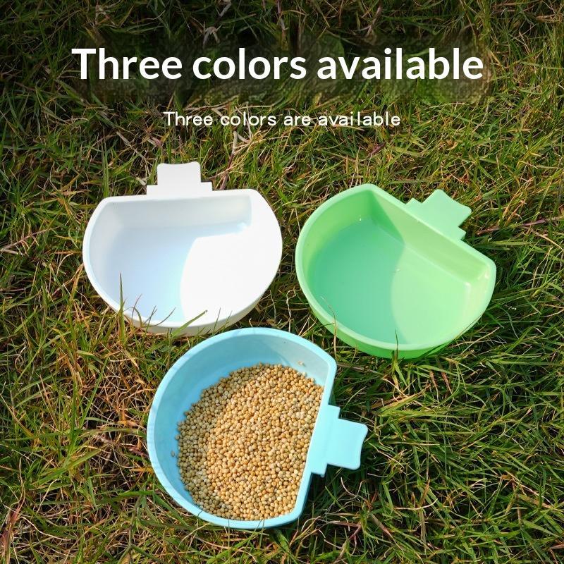 [InterfunS] Parrot Bird Feed Box Feeder Drinker Birds Water Bowl Box ...