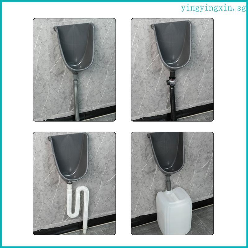 YIN Wall Hung Waterless Urinal Space Efficient Design Strong PP for ...