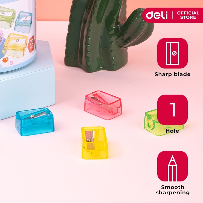 Deli H034 Comiko One Hole Pencil Sharpener Deli Sharpener | Shopee ...