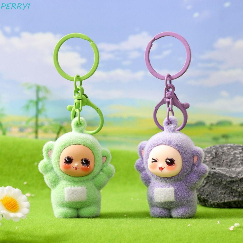 PERRY1 Teletubbies Keychains, Crayon Shin-chan Winnie The Pooh ...