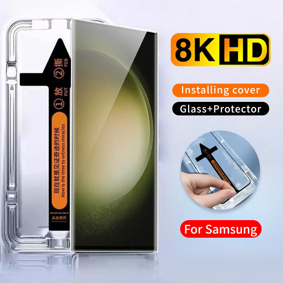 For Samsung S21 22 23 24 25 FE S26 Ultra Plus S25 Edge S20 FE Clear ...