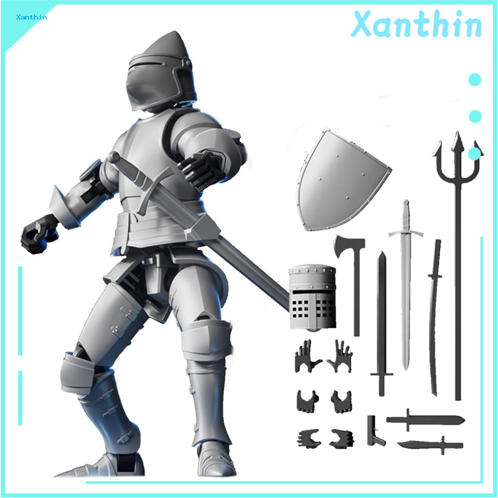 Medieval knight figure comes with interchangeable hand gestures 8 ...