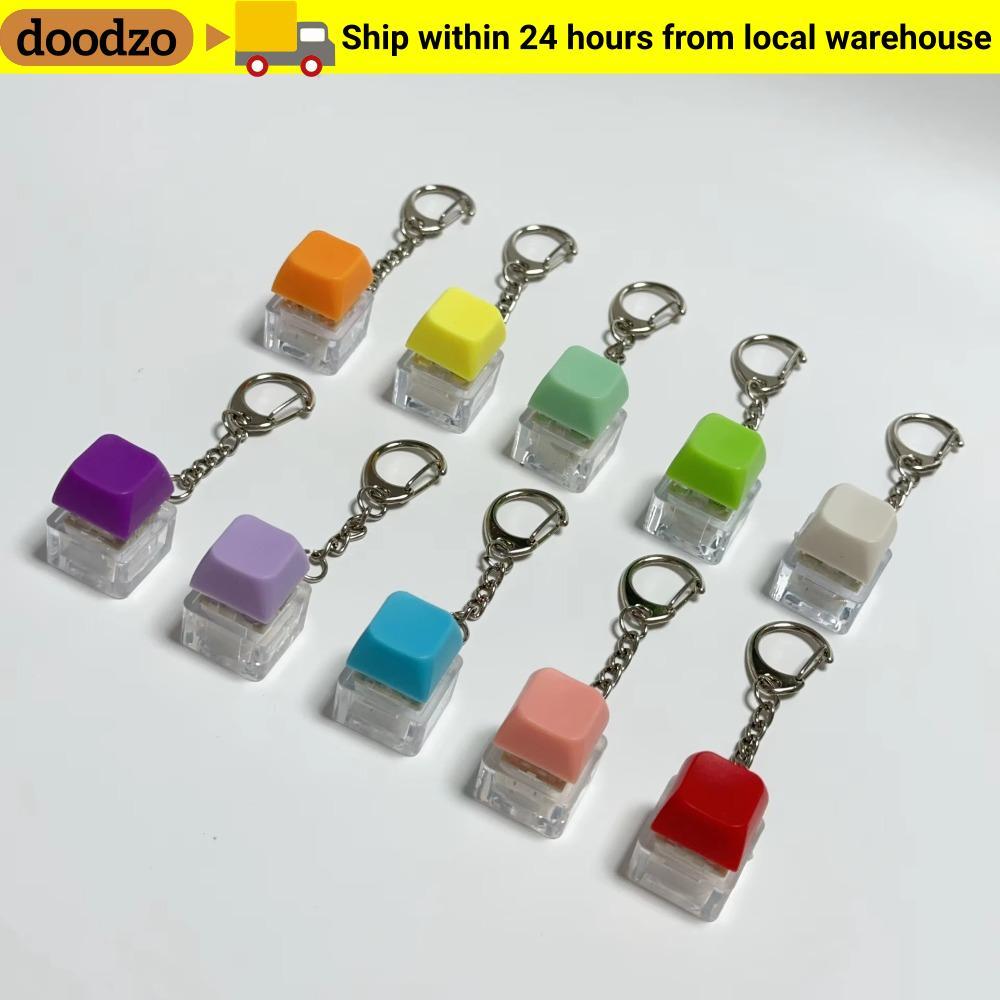 DOODZO Finger Keyboard Caps, DIY Keyboard Keys Button Fidget Keychain ...