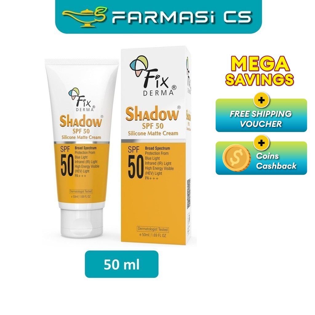 Fix Derma Shadow SPF 50 Silicone Matte Cream 50mL EXP:02/2027 ...