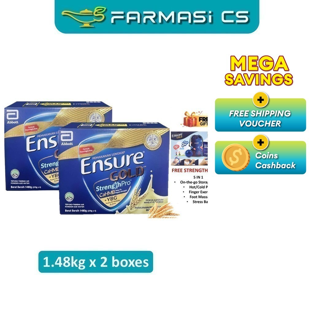 [VALUE] Ensure Gold Wheat Flavour 1.48kg x 2 Boxes ONLY / 2 Boxes FOC ...