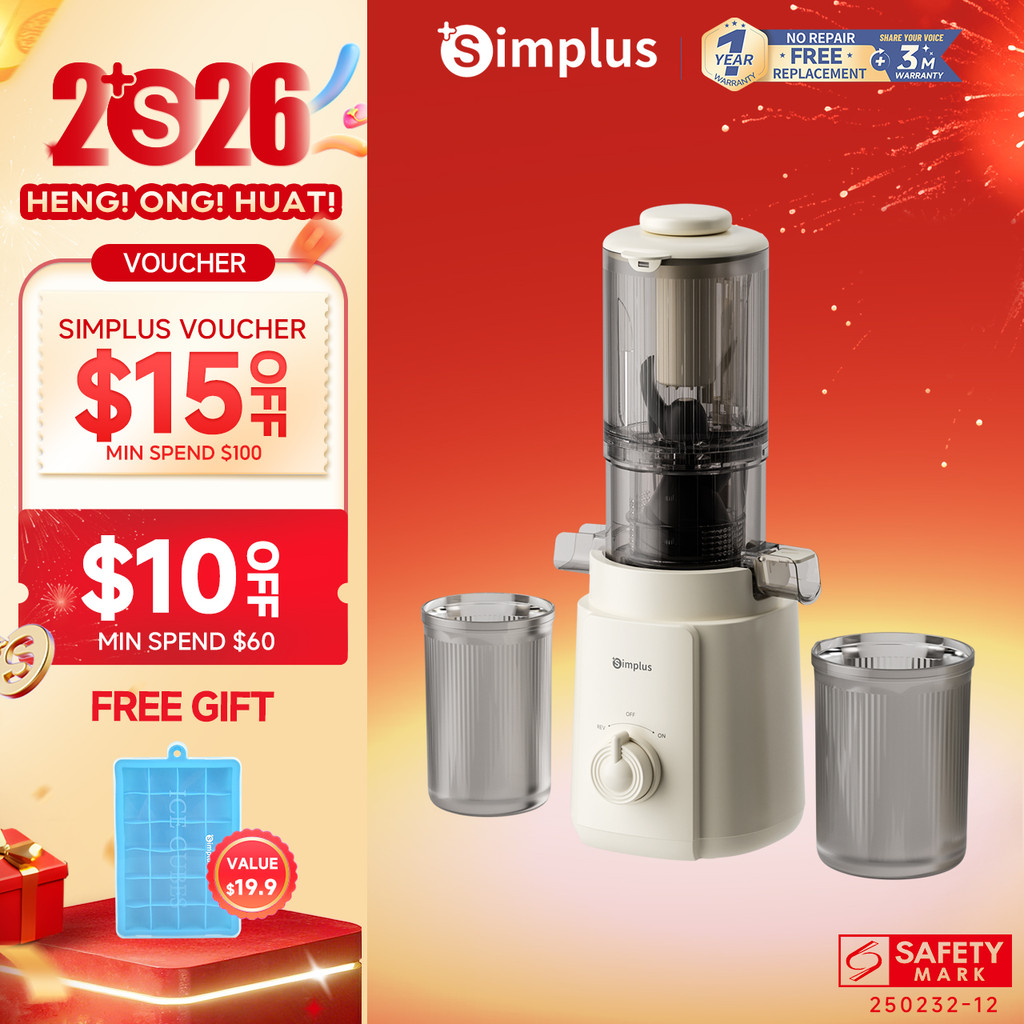 Simplus Cold Press Juicer Slow Juicer丨1.2L Large Capacity丨Upgrated ...