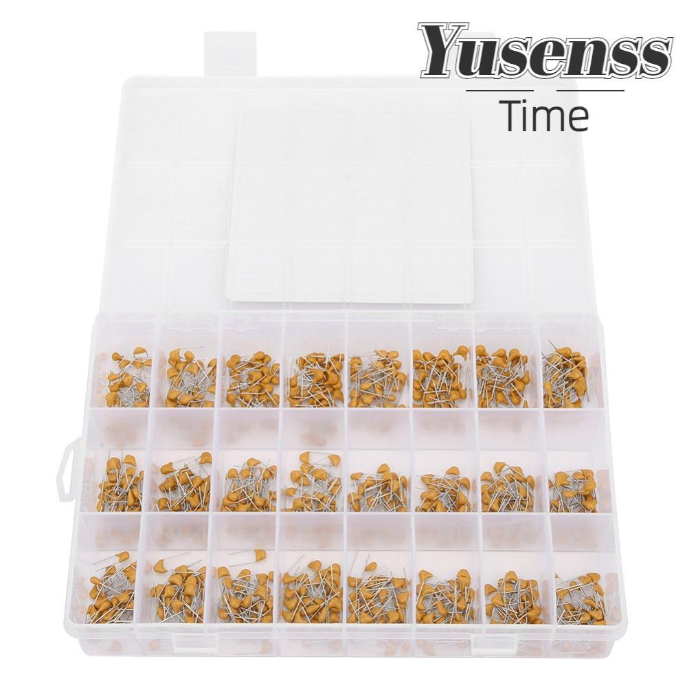 YUSENSS 720PCS Ceramic Capacitors Assortment Kit, 24 Types 0.1uf-100nf ...