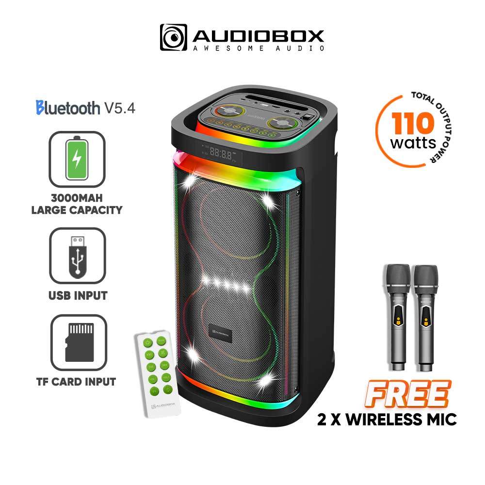 Audiobox BBX 1300 Bluetooth USB Outdoor Portable Rechargeable Speaker ...