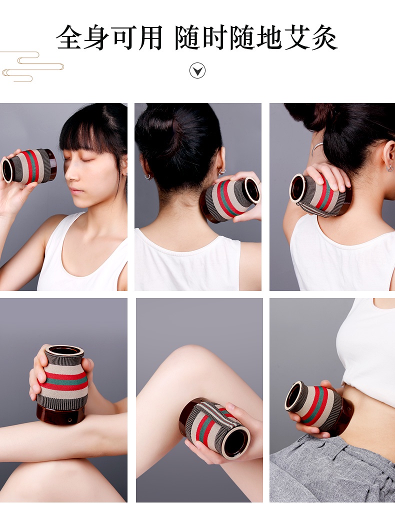 [SG Stock] Moxibustion Ceramic Jar Zisha Scraping Cup Warm Compress ...