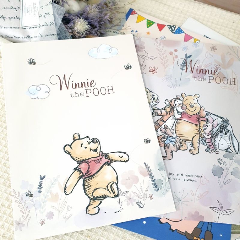 Disney 16K Fixed Page Horizontal Line Notes Pooh Notebook Toy Story ...