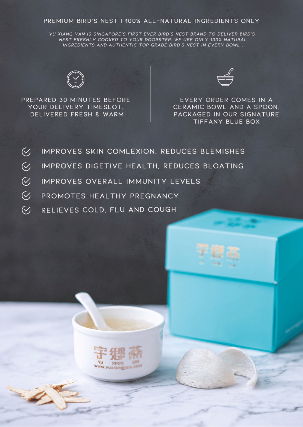 YuXiangYan Fresh Cooked Rock Sugar Bird's Nest Bowl Yu Xiang Yan Freshly Cook Birdnest | Shopee ...