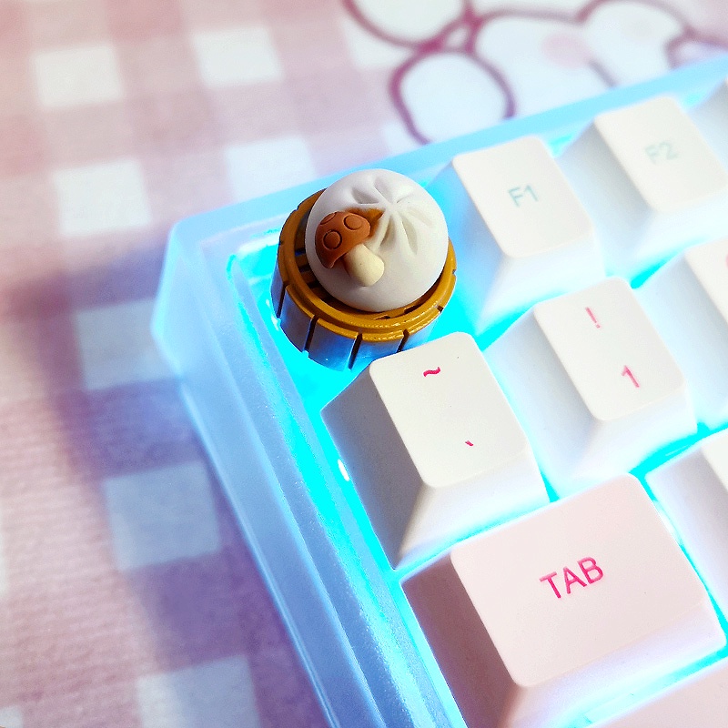 【keycap】Gourmet Keycaps Mechanical Keyboard Dedicated Bun Dumpling ...