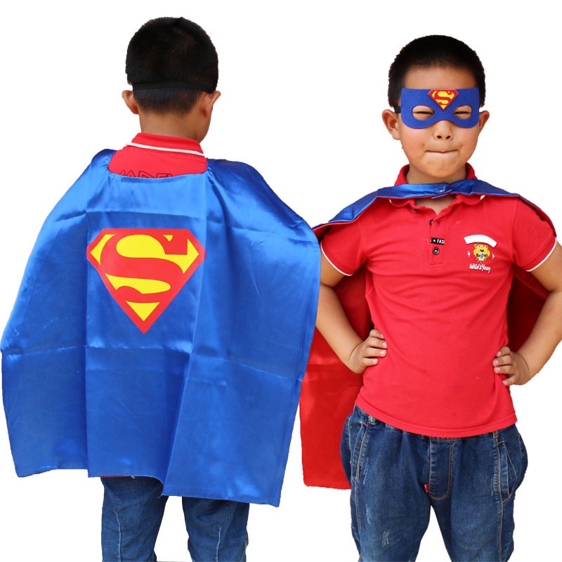 Children Superheroes Cape and Mask Costume Set | Shopee Singapore