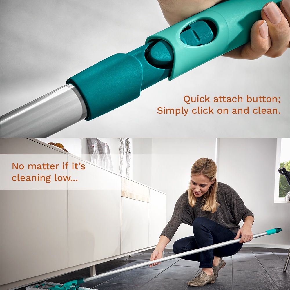 LEIFHEIT Profi Floor Wiper Micro Duo / Click System / Flat Mop / Floor ...