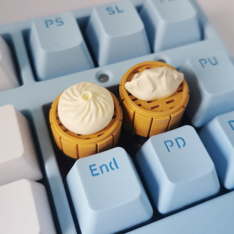 【keycap】Gourmet Keycaps Mechanical Keyboard Dedicated Bun Dumpling ...