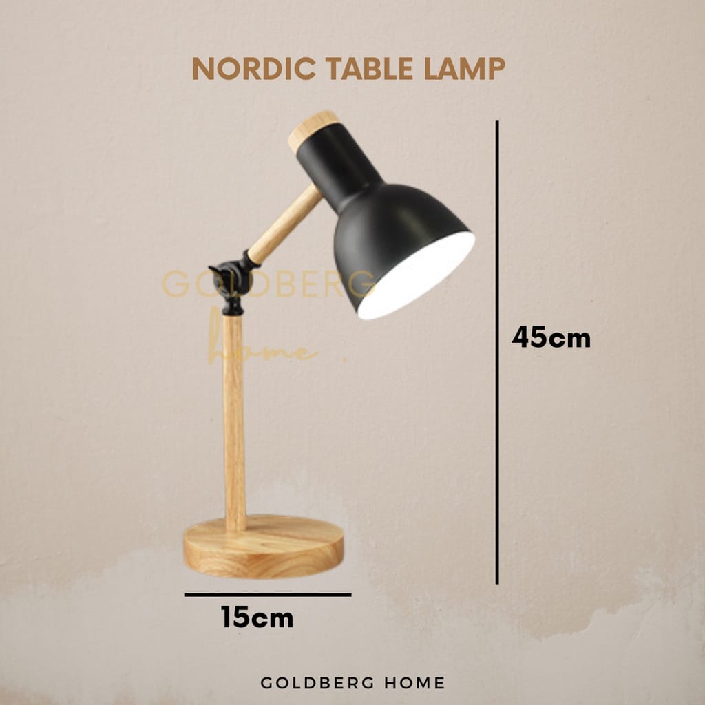 Taka Nordic Table Lamp- with SG safety 3pin plug - Bedroom | Goldberg ...