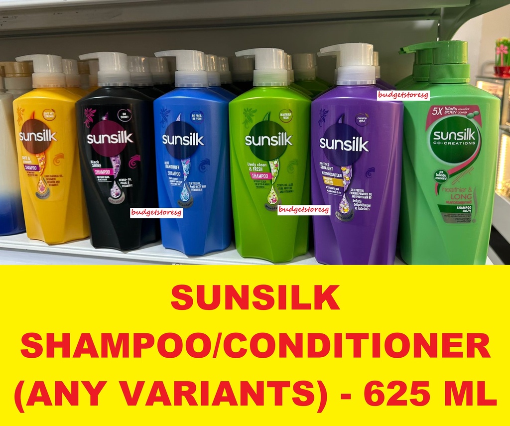 Sunsilk Shampoo/Conditioner (ANY VARIANTS) - 625 ML | Shopee Singapore
