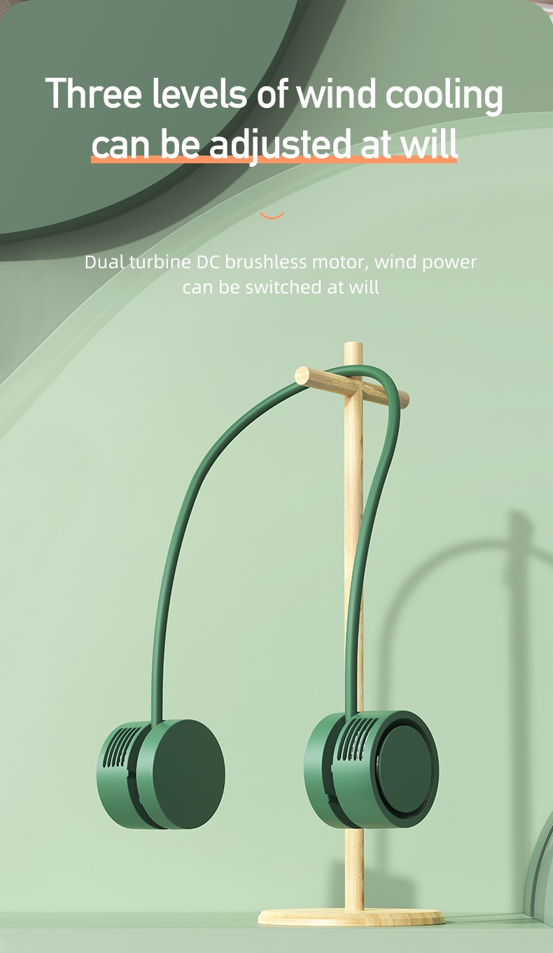 [SG Stock] Leafless Cooling Neck Hanging Fan Aroma Diffuser Small Mini ...