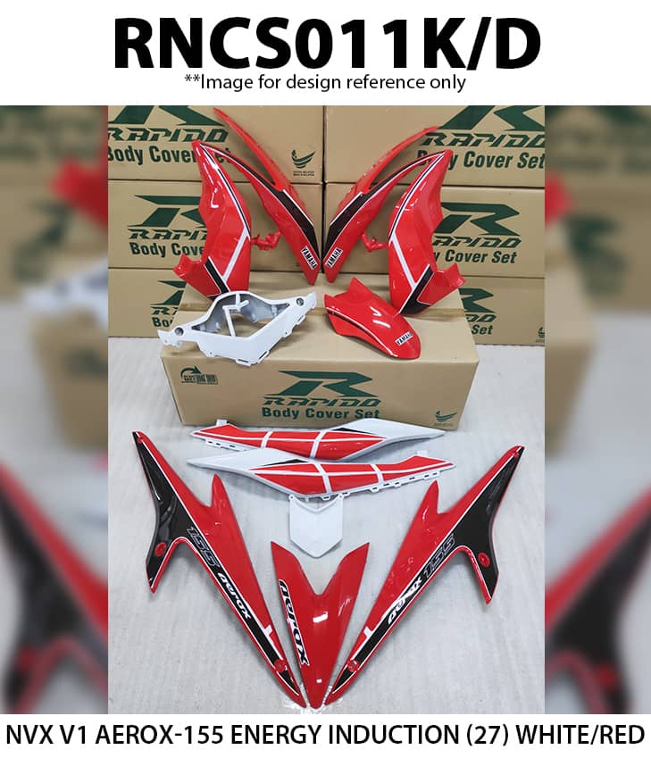 Cover Set Rapido NVX V1 V2 ENERGY INDUCTION (28) Aerox NVX155 ...