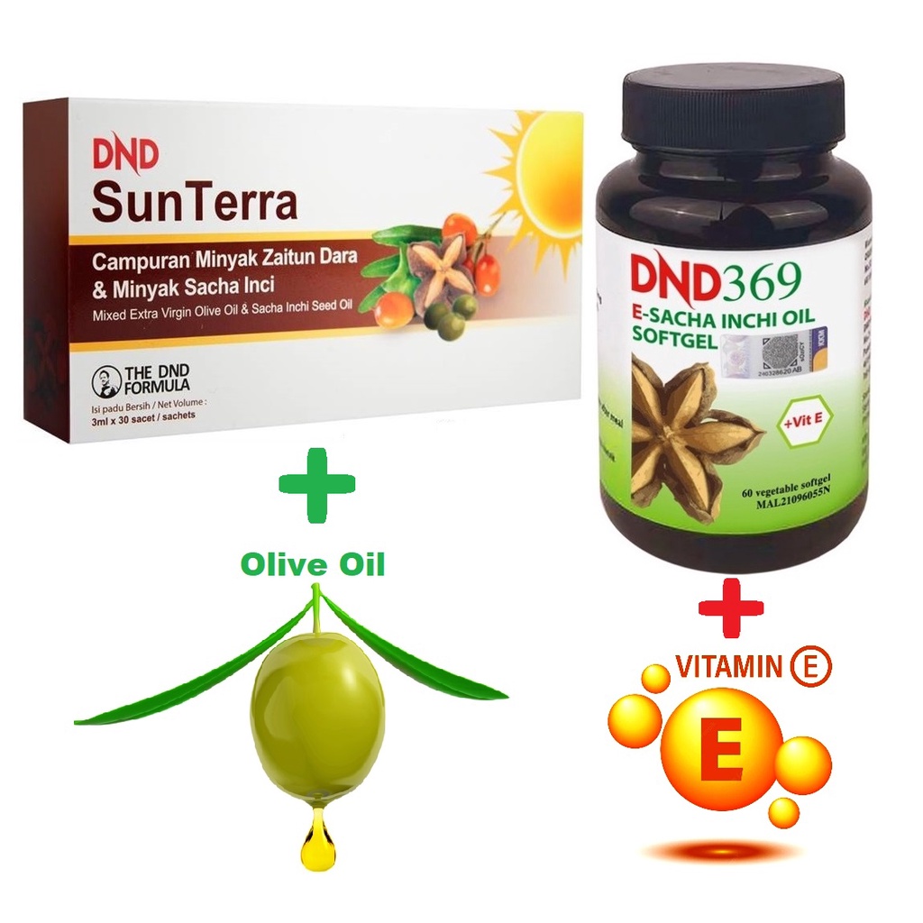 Official Store DND SunTerra Sacha Inchi Oil 3ml Sachet Immune Booster ...