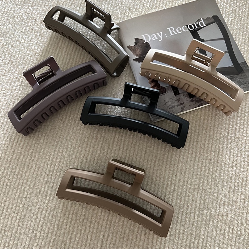 Large Hair Claw Clips for Long Thick Hair Big Hair Clamp Frosted ...