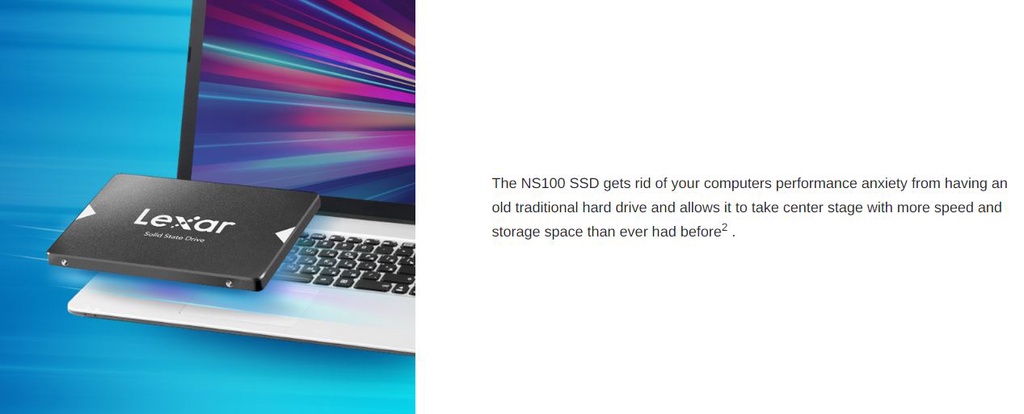 LEXAR NS100 / NQ100 2.5" INTERNAL SSD SATA III (6Gb/s) | 128GB 256GB ...