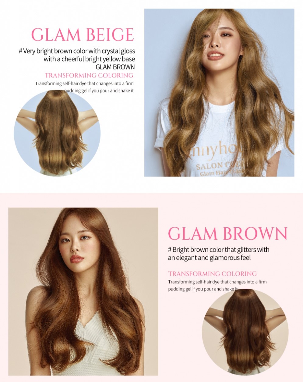 [Jennyhouse] Salon Code Glam Hair Color (4 Colors) 70ml&70ml | Shopee ...