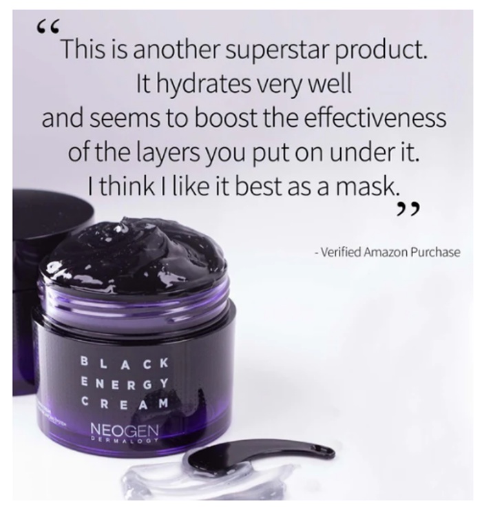 [NEOGEN DERMALOGY] Black Energy Cream (80ml) | Shopee Singapore