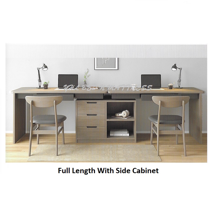 YHL Fans Writing Table / Study Desk With Storage Cabinet (Free Installation) | Shopee Singapore